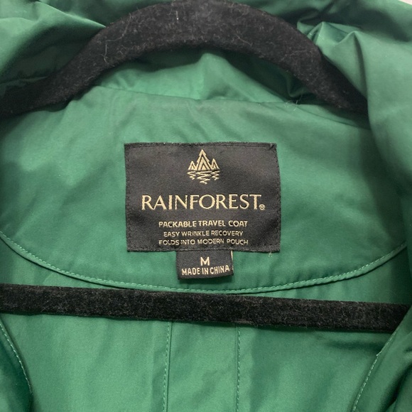 RAINFOREST | Jackets & Coats | Rainforest Green Packable Rain Coat ...